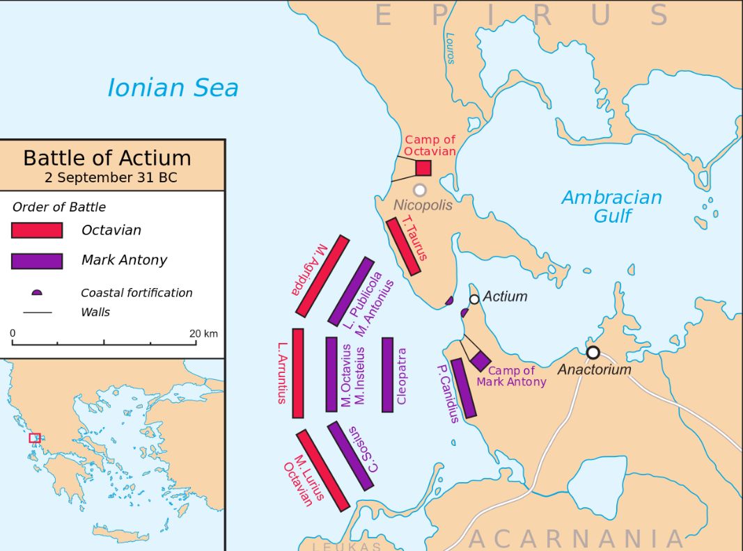 Agrippa Part III: Battle of Actium and Founding of Nicopolis – Time ...