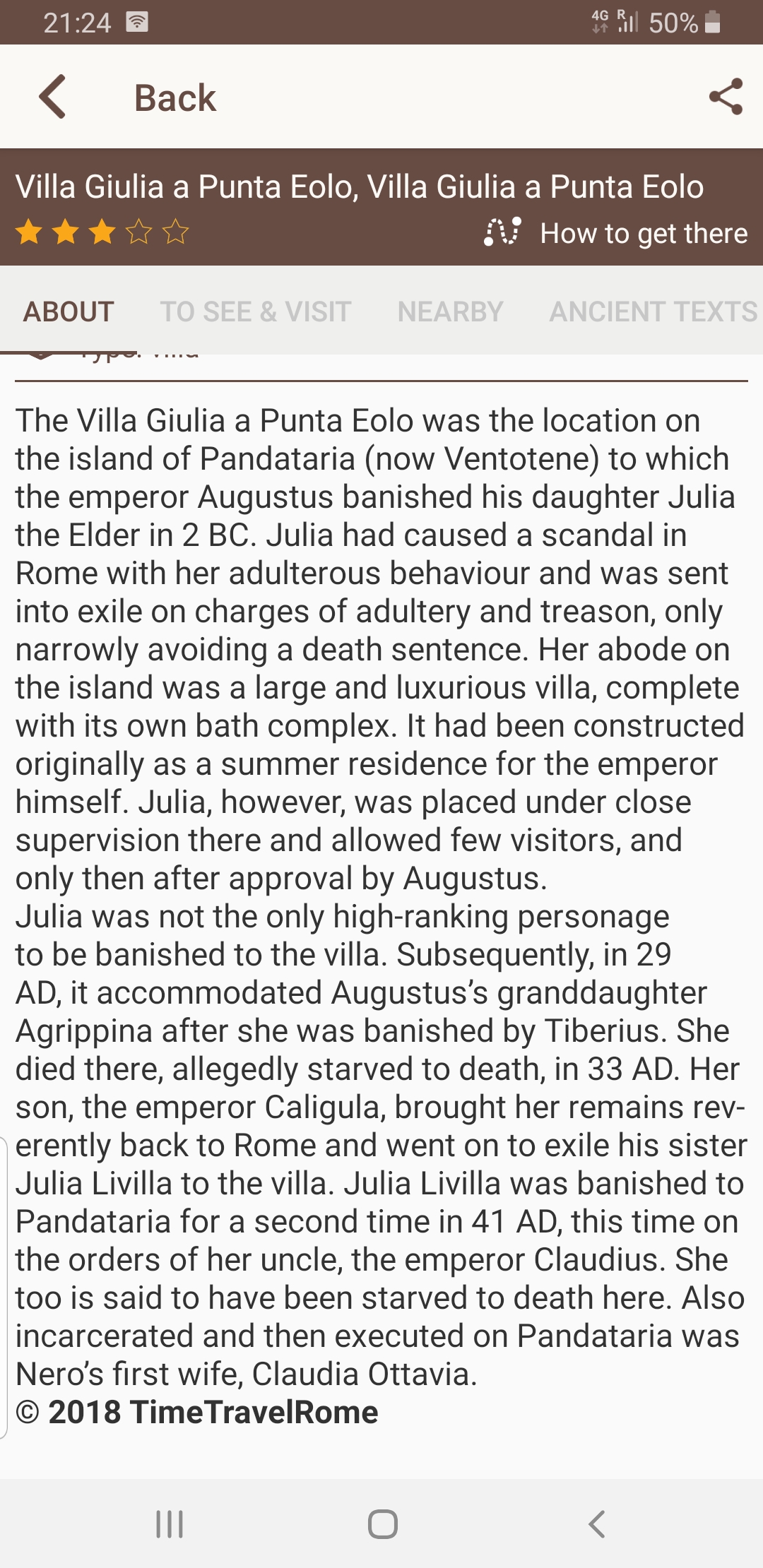 Julia the Elder: Exile to Pandataria – Time Travel Rome